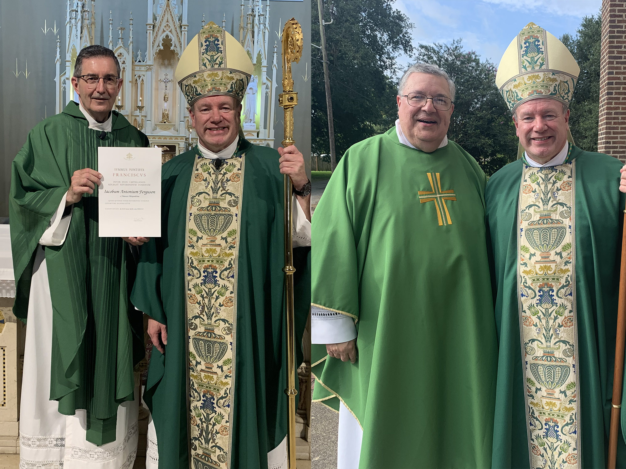 New Monsignori – Diocese of Alexandria